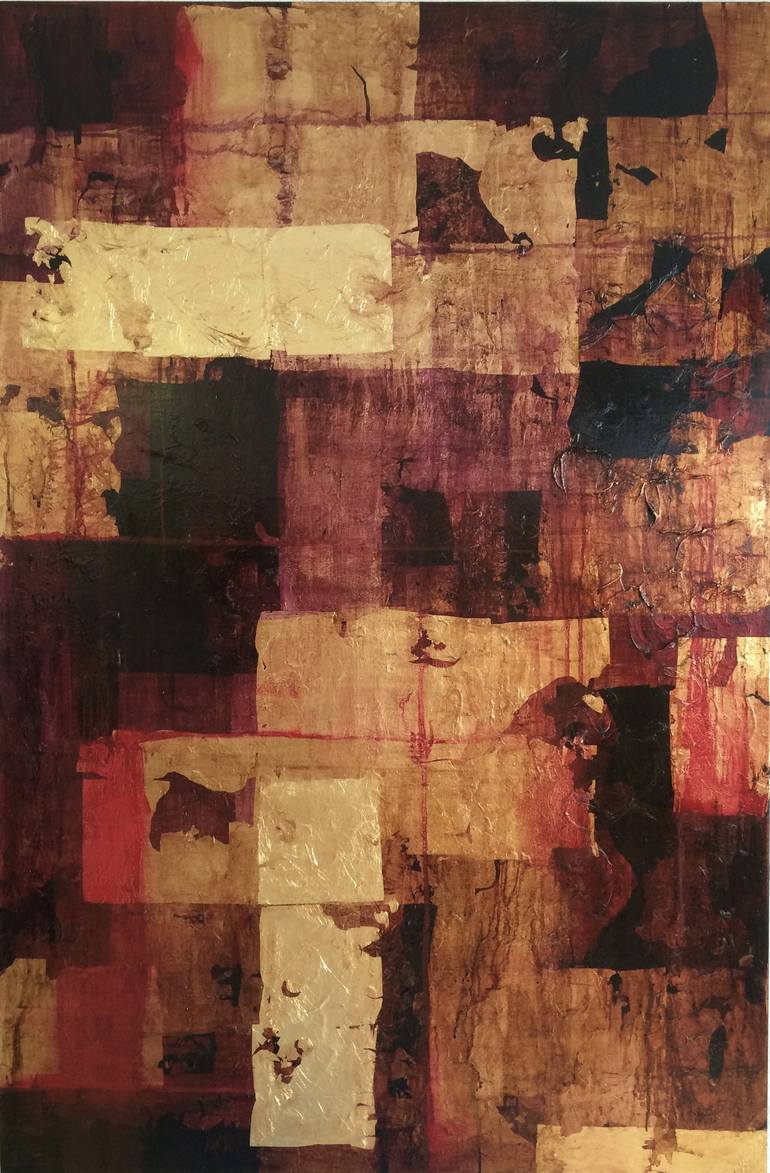 Angular Abstract Painting by Chelsea Davine | Saatchi Art