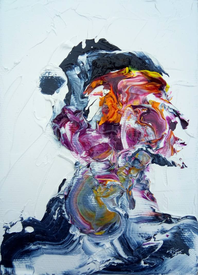 Self-portrait 3/4 Painting by Mihael Kolarić | Saatchi Art
