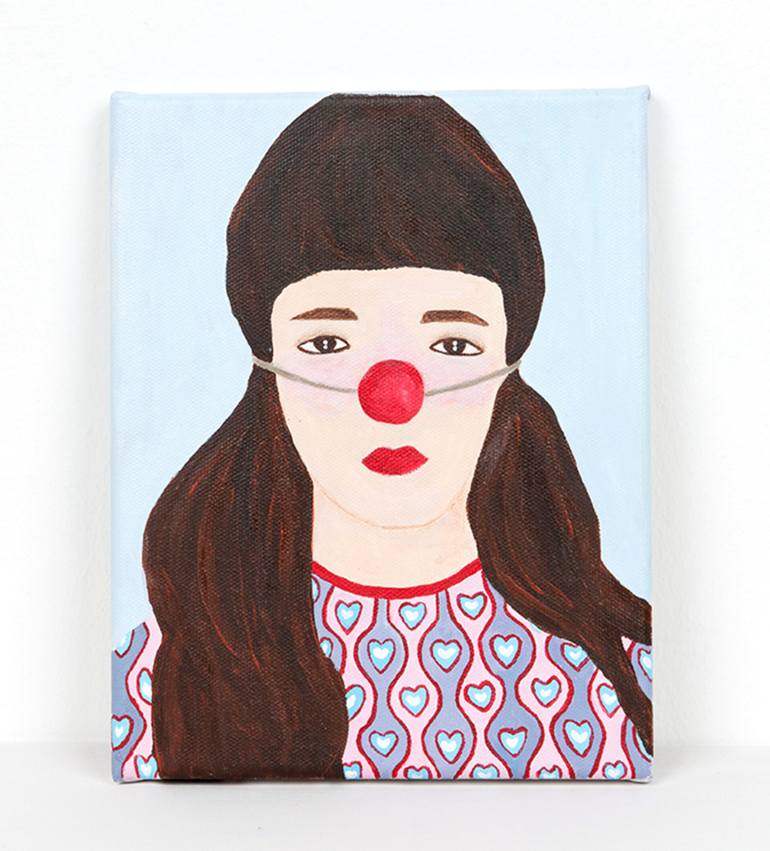 Portrait of Lily Jane - Fools in Love Painting by li shan Chong ...