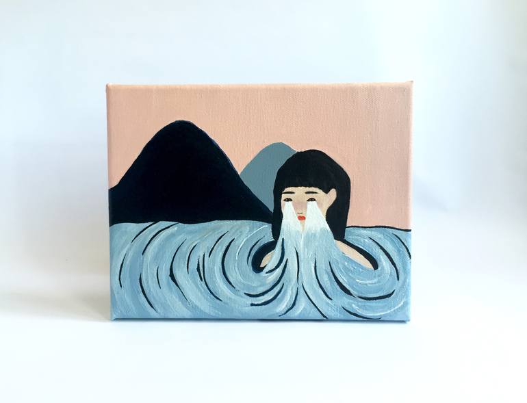 red eyes broken hearts no. 3007 Painting by li shan Chong | Saatchi Art