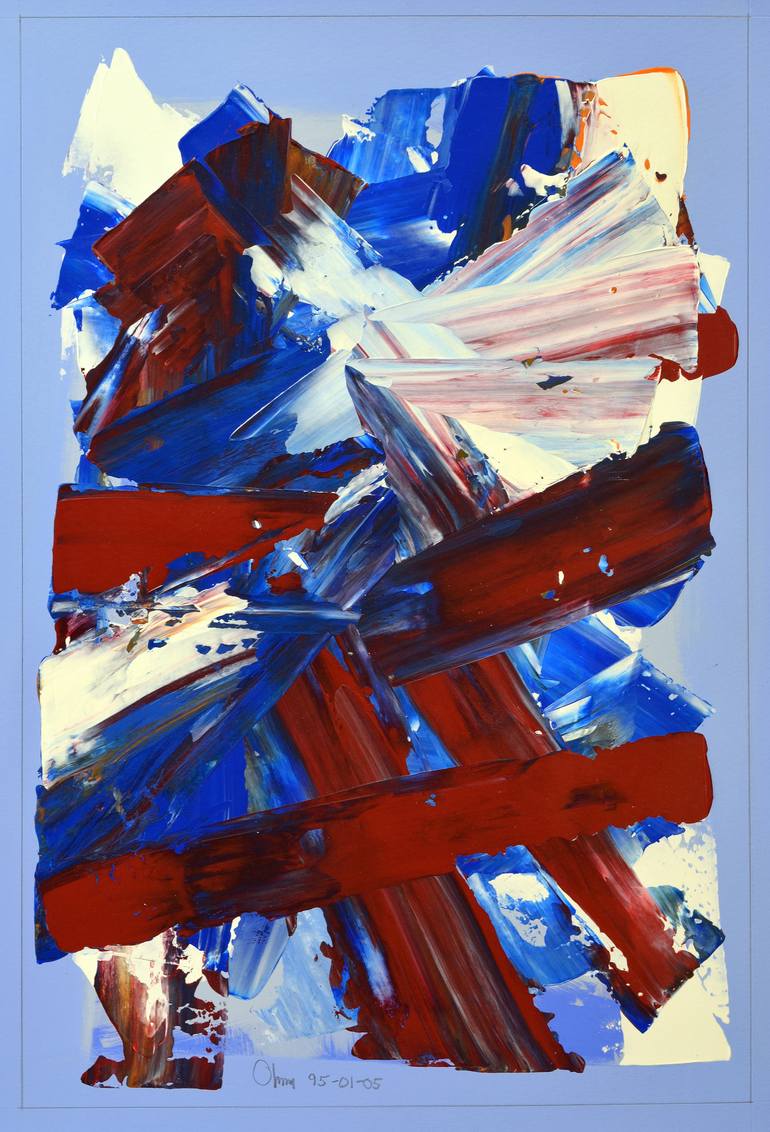 Thinking About the Layers in Red and Blue Painting by George William ...