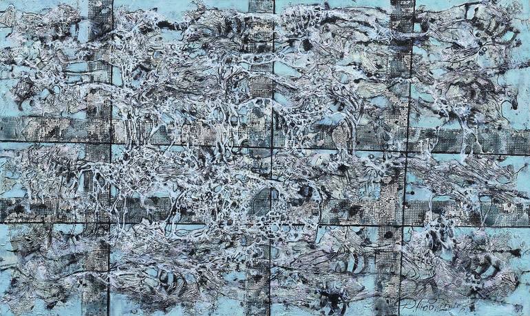 Pattern on the window Painting by Liudmila Davydenko | Saatchi Art
