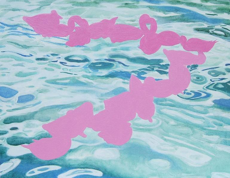 'Ducks II' Painting by Julia Wilkinson | Saatchi Art