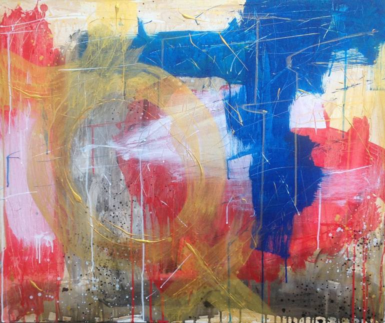 priam meets achilles Painting by Tiril Benton | Saatchi Art