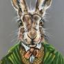 Harry Hare Painting by Louise Brown | Saatchi Art