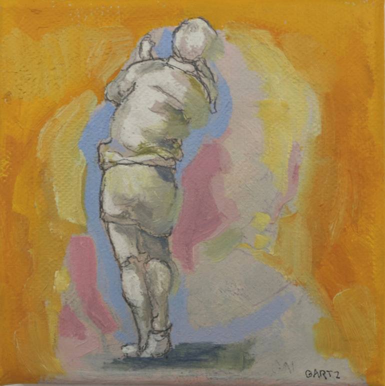 Exercise with colour and movement 2 Painting by Liz Gartz | Saatchi Art