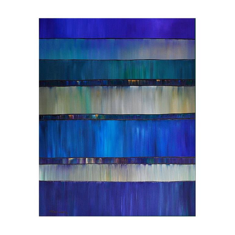 ORIGINAL 60x24x2 Abstract Impasto Acrylic Painting Wall Art by Thomas ...