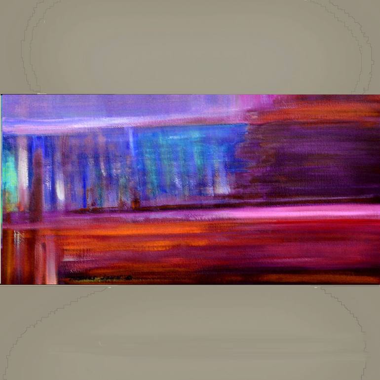 LARGE 24x48 Original Abstract Painting Impasto Art By Thomas John ...