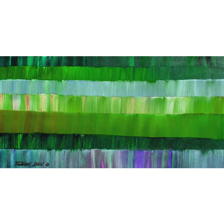 24x48 Original acrylic Abstract Painting by Thomas John Painting by ...