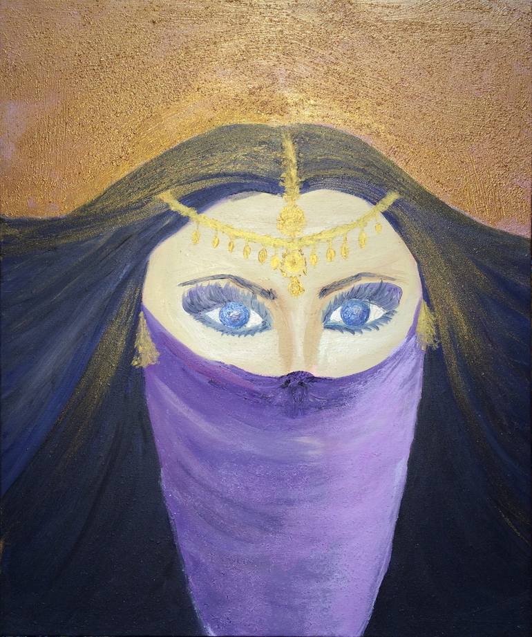 Arabic Beauty Painting by Diana Avgusta | Saatchi Art