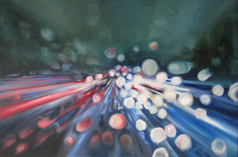 5 AM, Cape Town Painting by Tharien Smith | Saatchi Art
