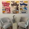 Monster Cereal Triptych Painting by Tony Muscio | Saatchi Art