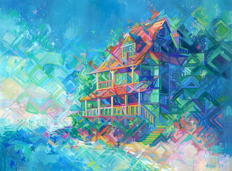 SAFE #1 Painting by Anna Linberger | Saatchi Art