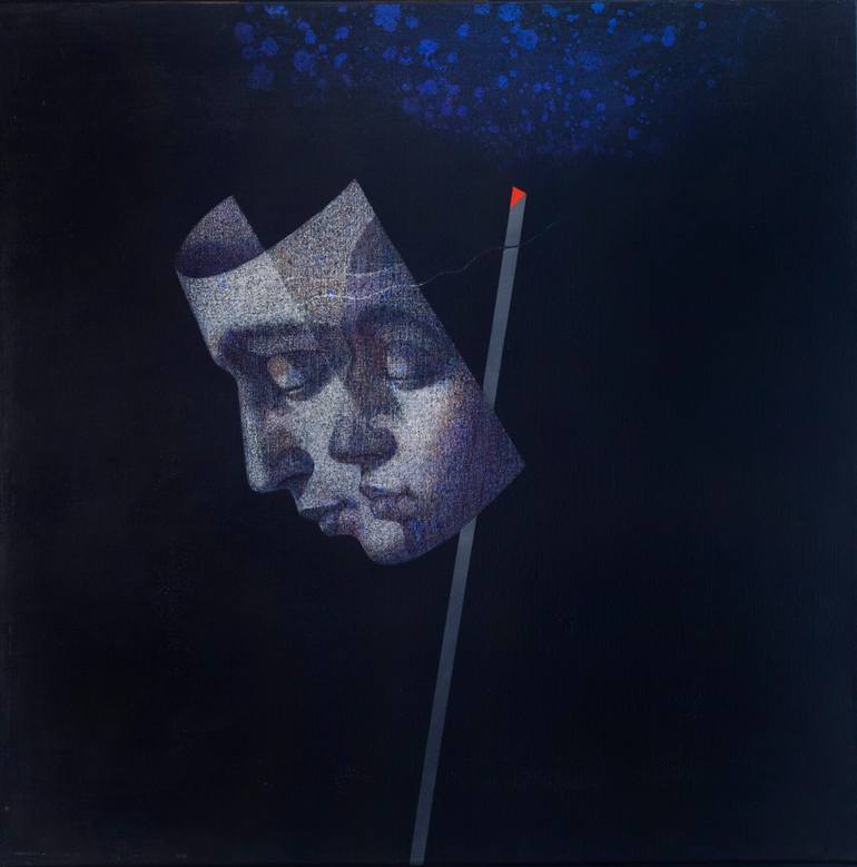 MASK Painting by R M Naeem | Saatchi Art