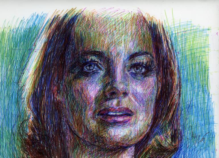 ROMY THE LAST WALTZ Drawing by Bertrand Neuman | Saatchi Art