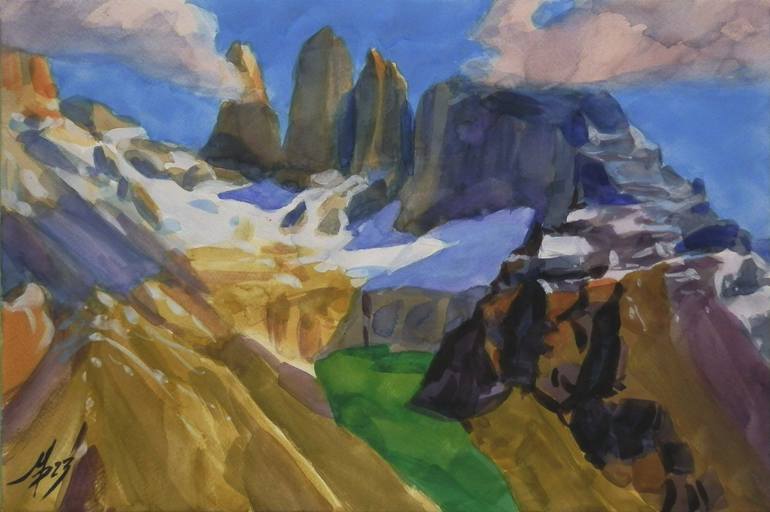 Acid Patagonia Painting by Mykhailo Patskan | Saatchi Art