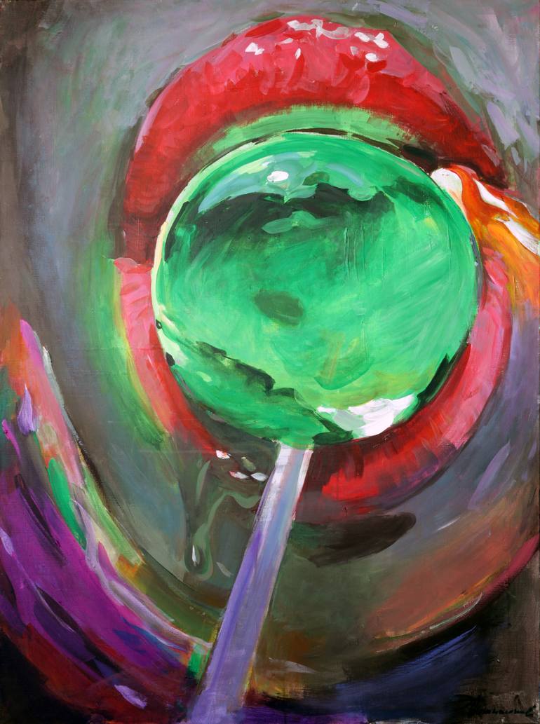 Lollipop Painting by Ed Potapenkov | Saatchi Art