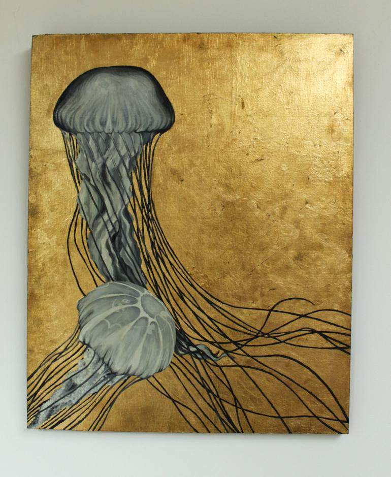 Jellies Painting by Emma Theobald | Saatchi Art