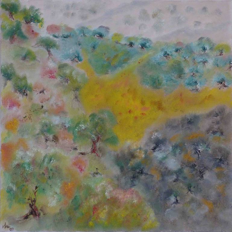 Dance of the Olive trees #7 Painting by Shalev Mann | Saatchi Art