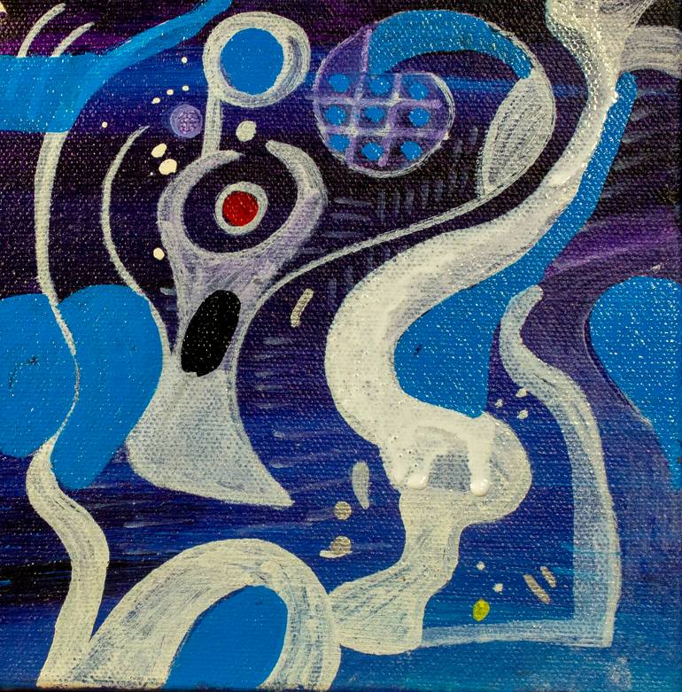 One More Move Painting by Nathalie Gribinski | Saatchi Art