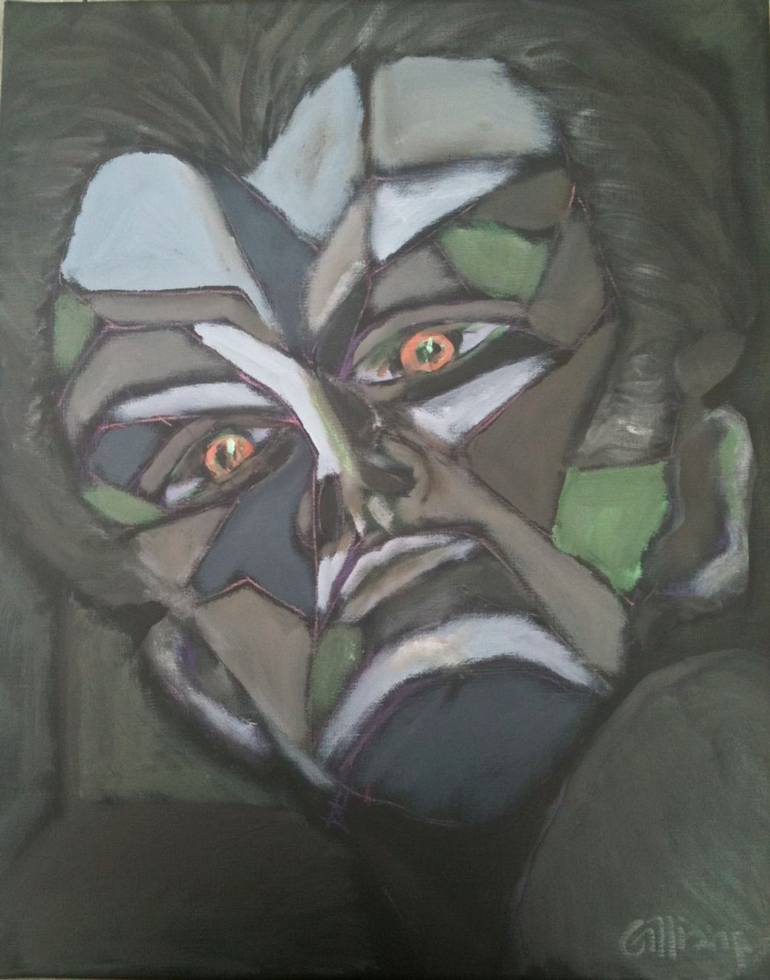 Freudism Painting by Gillian Meijer | Saatchi Art