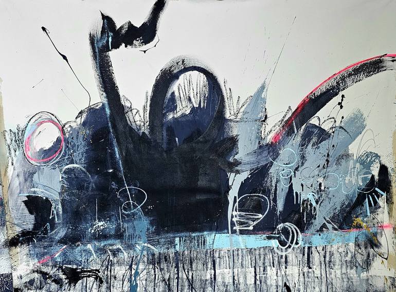 The Riot Painting by Rocky Asbury | Saatchi Art