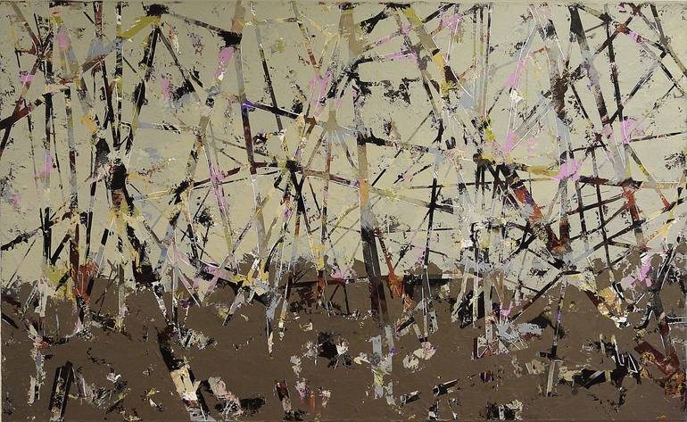 Interdependency in nature Painting by Guzide Gunduz | Saatchi Art