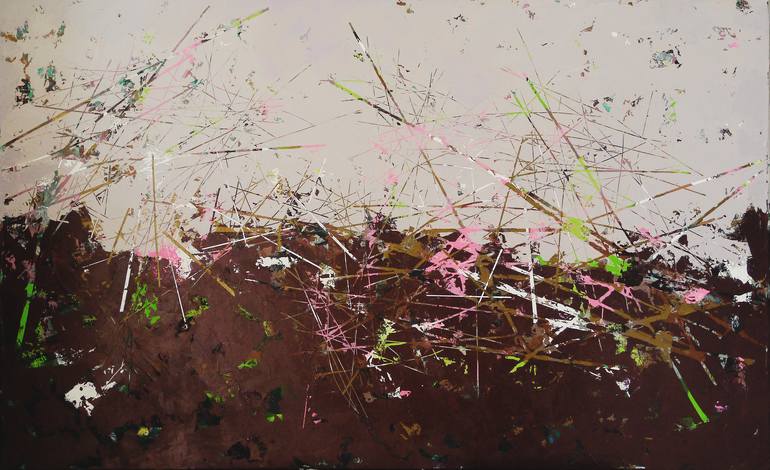 Interdependency in Nature Painting by Guzide Gunduz | Saatchi Art