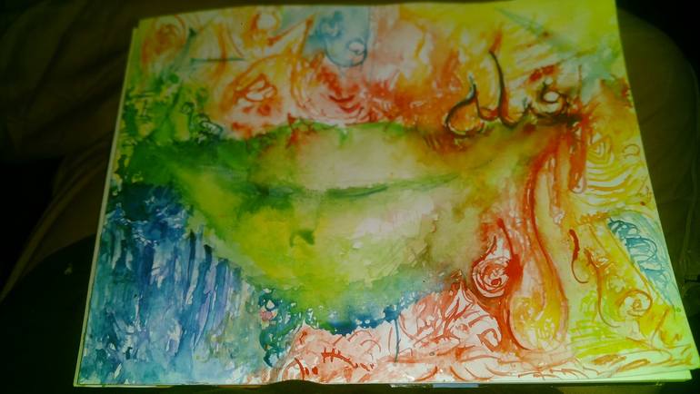 The kiss Painting by Terry Johnson | Saatchi Art