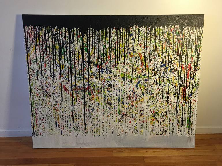 Dripping In Shade Painting by Josh Weinberg | Saatchi Art