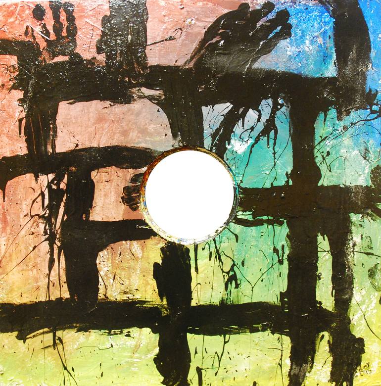 Escape Through the Center Painting by William Box | Saatchi Art