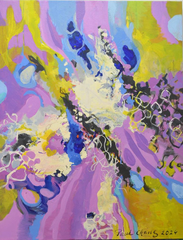 Hidden Gem (252) Painting by Paul Chang | Saatchi Art