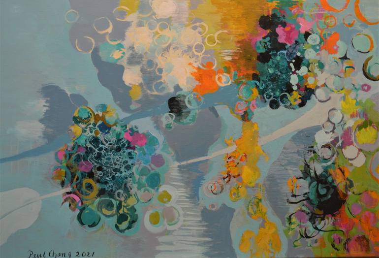 Delightful Moments # 2 (91) Painting by Paul Chang | Saatchi Art
