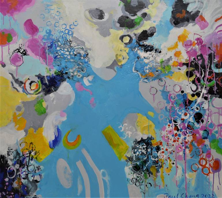 Abstract Beauty # 4 (storage 126) Painting by Paul Chang | Saatchi Art