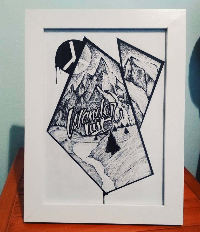 Wanderlust Drawing by Chris Lane | Saatchi Art