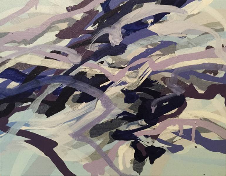 Blue Element 1 Painting by Lacey Kim | Saatchi Art