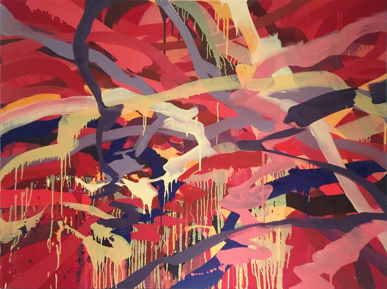 Warped Path 1 Painting by Lacey Kim | Saatchi Art