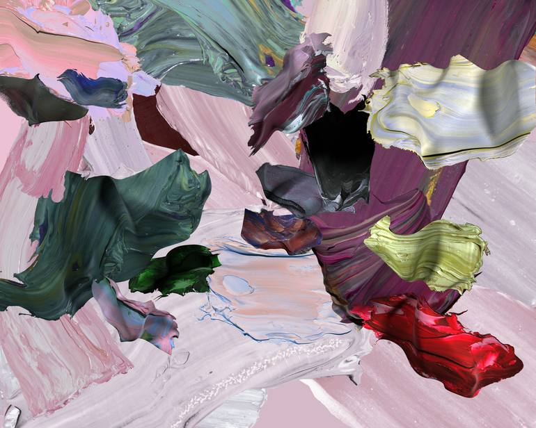 Roses Mixed Media by Sergey Lutsenko | Saatchi Art