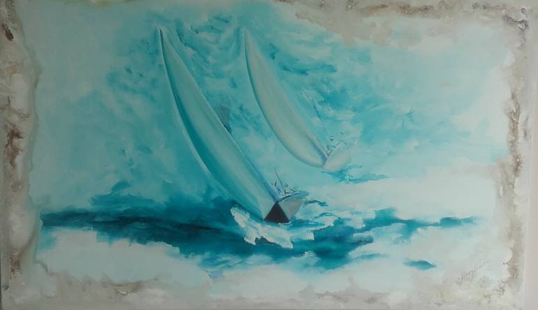 navigators Painting by Flavio Necchi | Saatchi Art