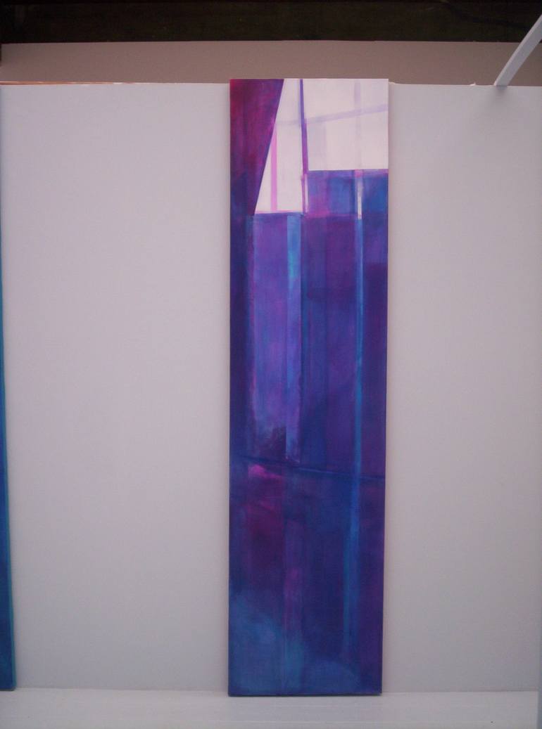 Subway Illusion Painting by Helen Moss | Saatchi Art