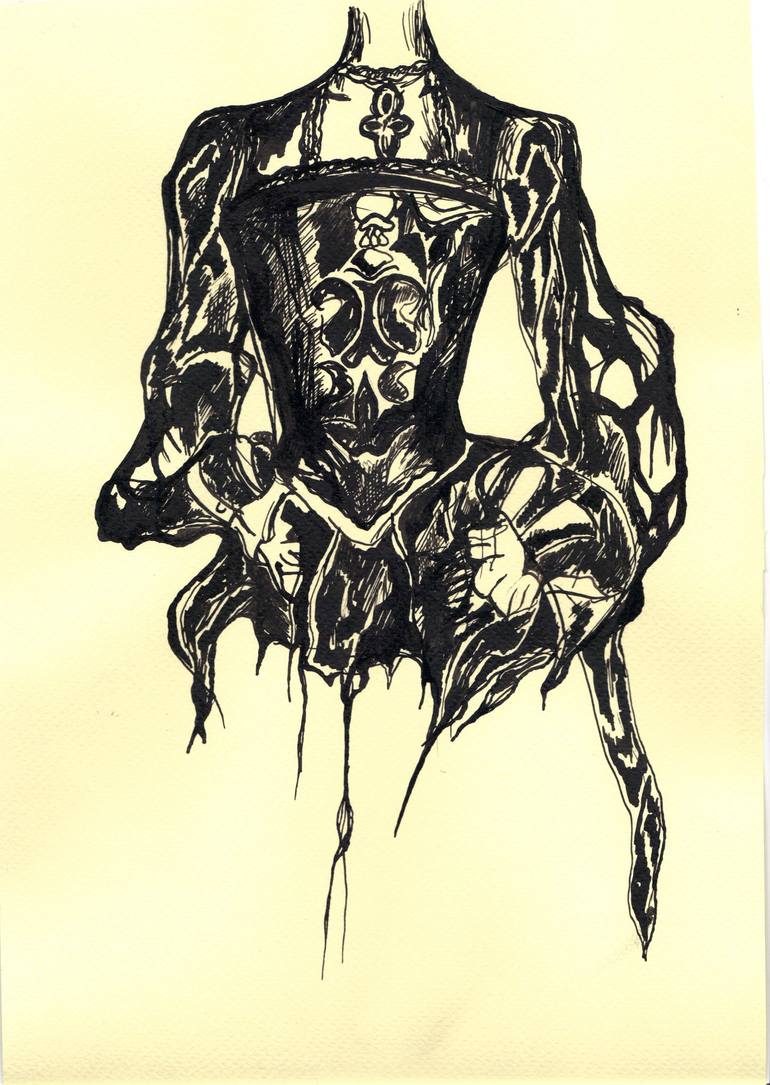 Lady Jane Drawing by Annie Wighton | Saatchi Art