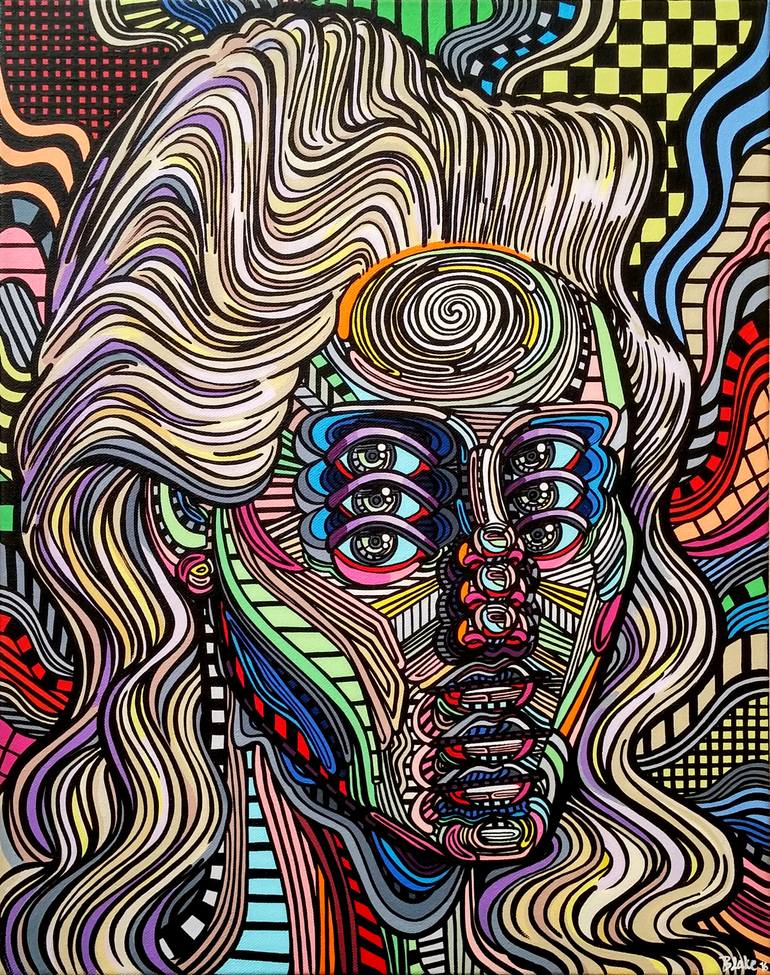 Aphroditrois Painting by Blake Chamberlain | Saatchi Art