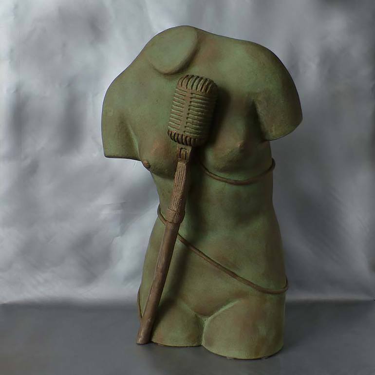 microphone Sculpture by Manuel Calvo | Saatchi Art