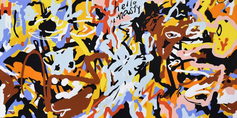 Hello Nasty Painting by Paweł Myszka | Saatchi Art