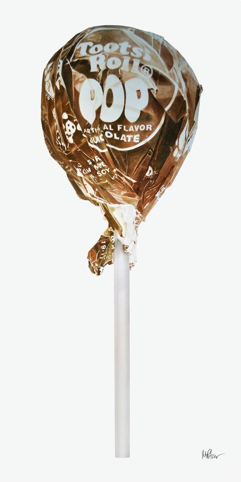 Chocolate Tootsie Pop by Mike Pitzer Drawing by Mike Pitzer | Saatchi Art