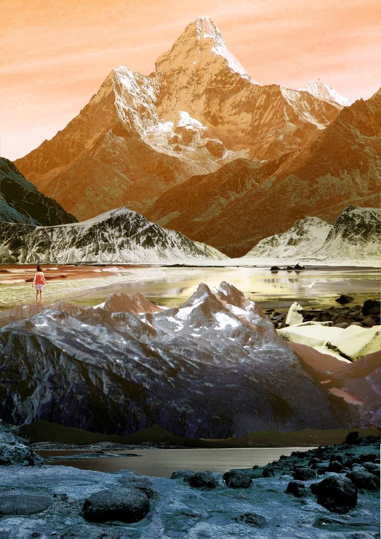 In the Light of My Eye - Limited Edition 1 of 5 on Aluminium Collage by ...