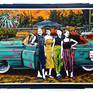 Hoppy Adams' Cadillac Painting by H C Porter | Saatchi Art