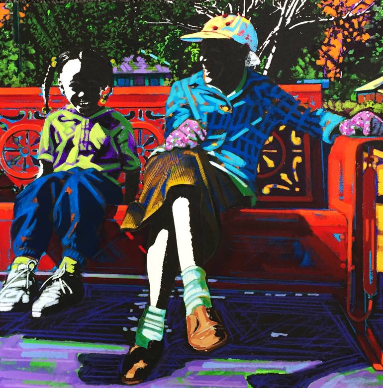 A Nice Visit Painting by H C Porter | Saatchi Art