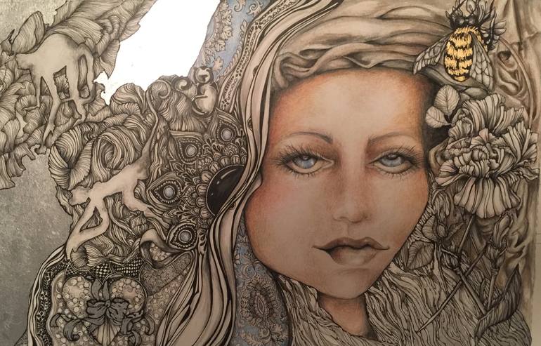 Mona’s Monkey Drawing by Susan Estes | Saatchi Art