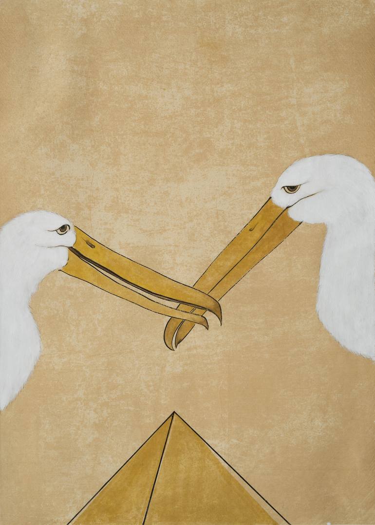 Dialog Painting by Xinmo Li | Saatchi Art